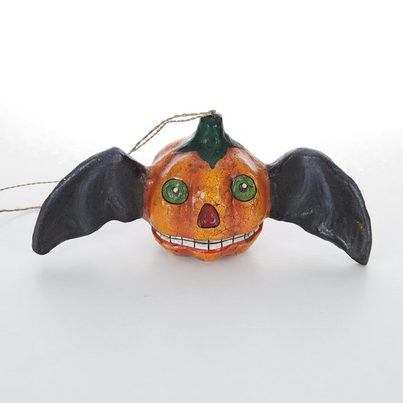 Bethany Lowe | Holiday | Bethany Lowe Jack O Lantern Bat Paper Mache ...